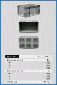 TP343 - KPIINDUSTRY พาเลทพลาสติก