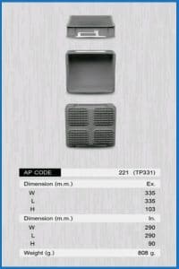 TP331 - KPIINDUSTRY พาเลทพลาสติก