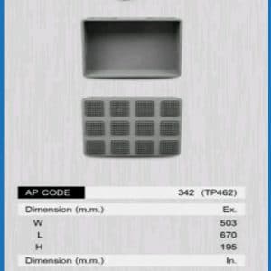 TP342 - KPIINDUSTRY พาเลทพลาสติก