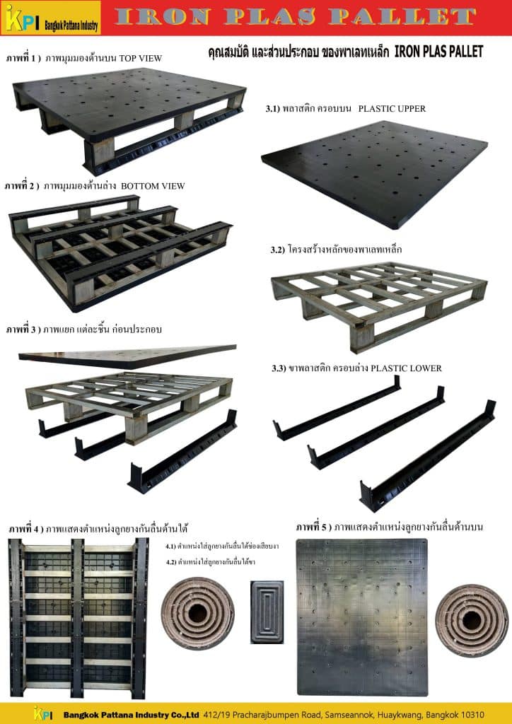 IRON PLAS PALLET - KPIINDUSTRY พาเลทพลาสติก
